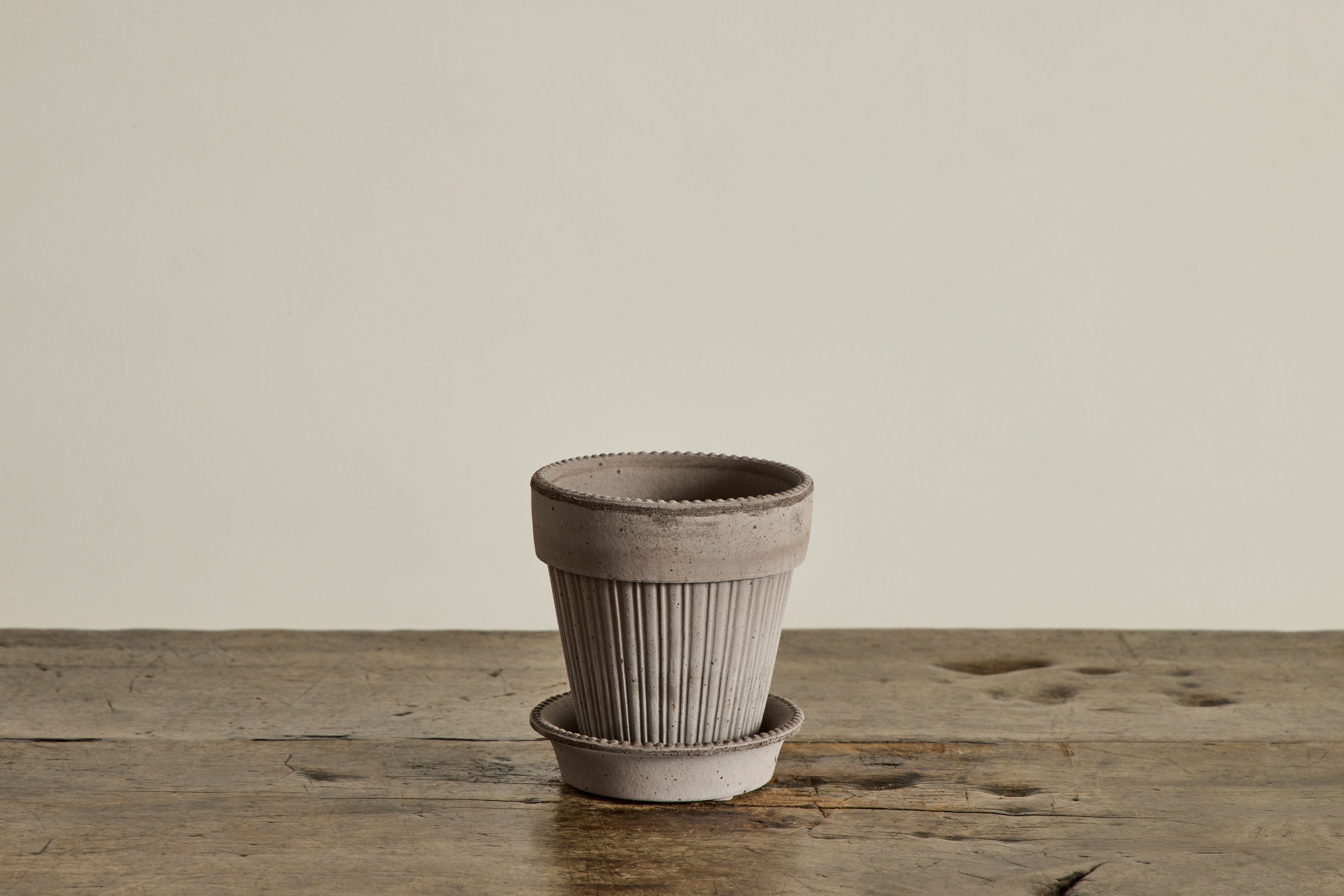 Simona Terracotta Pot & Saucer Set – Nickey Kehoe